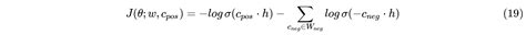 Python Correct Gradients For Word2vec Negative Sampling Skip Gram Model Stack Overflow