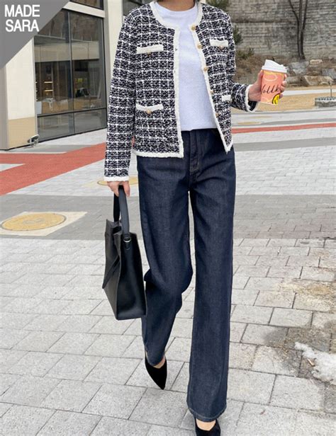 [키큰여자 바지 자체제작] No 090 모마 생지 일자 와이드 데님 롱기장 106cm