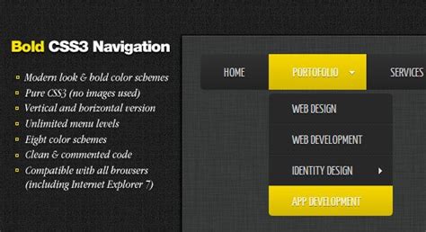 Horizontal Menu Collection 35 Cool Jquery Ui Bars
