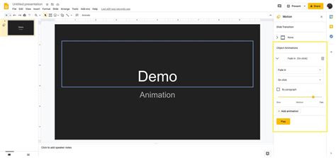 How To Use Google Slide Animations And Transitions