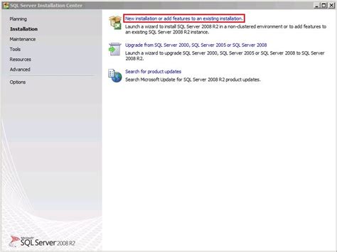 manual installation of microsoft sql server 2008 r2 express on the