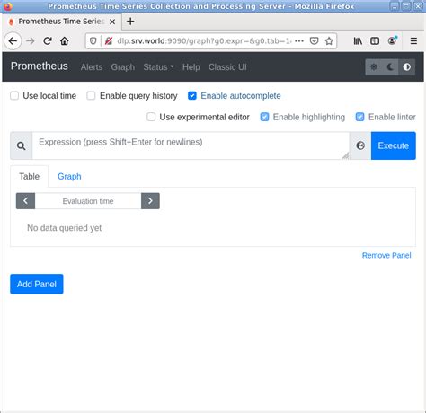 Centos Stream 8 Prometheus Install Server World