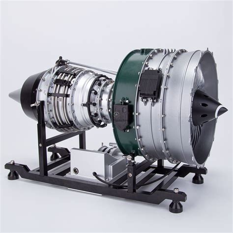 Teching Diy Turbofan Jet Engine Model Kit 110 Scale Full Metal Dual