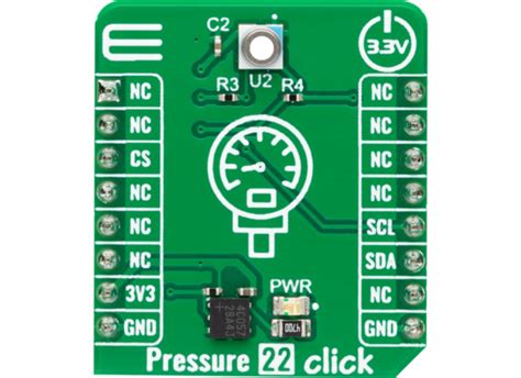 Mikroe 5774 Pressure 22 Click Mikroe Mouser