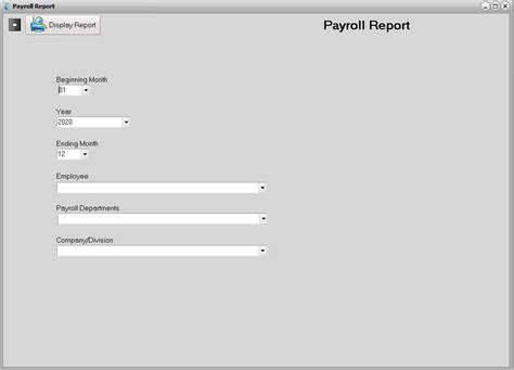 Payroll Reports