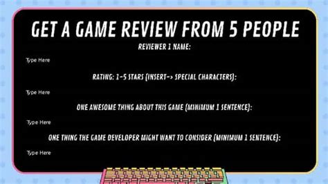 Coding Game Creation 3 Peer Evaluation And Reflection Editable Computer