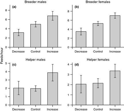 Mean Se Feeding Rate Per Nest Feeds Per Hour Divided By The Download Scientific Diagram