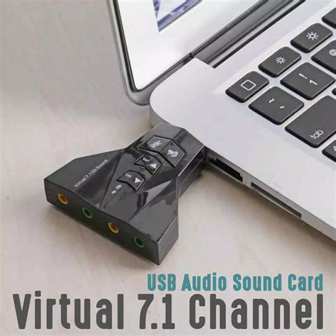 Jual Converter USB Sound 7 1 Double Usb To Jack Sound Card Shopee Indonesia
