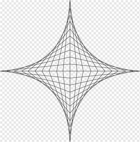 그리드 스타 스타 그리드 기하학적 곡선 직선 각도 삼각형 그물 웹 Png Pngwing