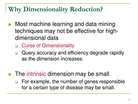 Ppt Dimensionality Reduction For Data Mining Techniques Applications And Trends Powerpoint