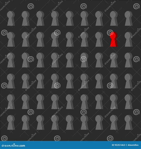 Security Lock Pattern Concept Illustration Design Stock Illustration Illustration Of Code
