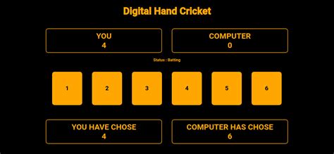 Github Beekayg15handcricket An Interactive Webpage Bringing To Life The Digital Version Of