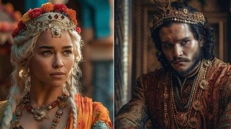Ai Brings Game Of Thrones Characters To Life In Indian Attire