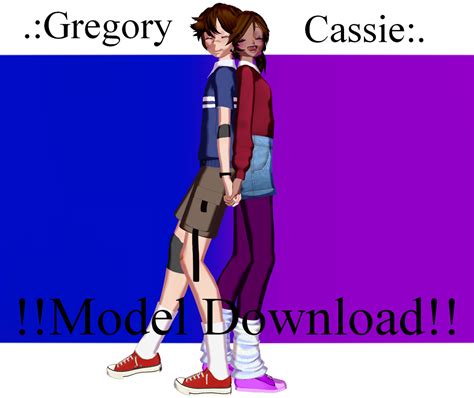 Mmd Gregory And Cassie Model Dl Fnaf Sb By Skypvp On Deviantart