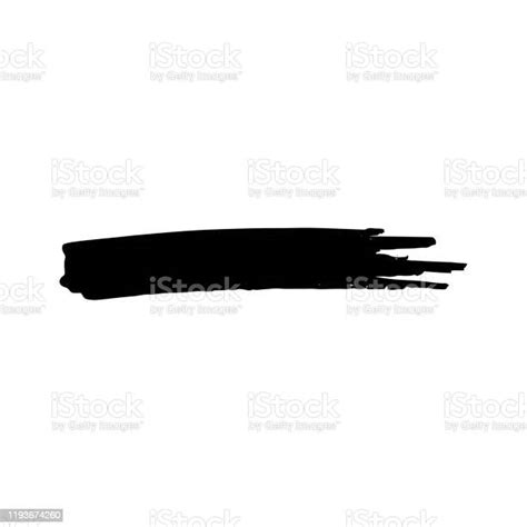 손으로 그린 검은 잉크 쓰레기 스트로크 간단한 추상 적 요소입니다 단일 부주의 한 그린 벡터입니다 검은 색 흰색 배경에 격리 0명에 대한 스톡 벡터 아트 및 기타 이미지