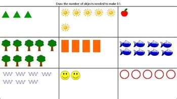 Add Objects To Make 10 By Professor Pepperoni TpT