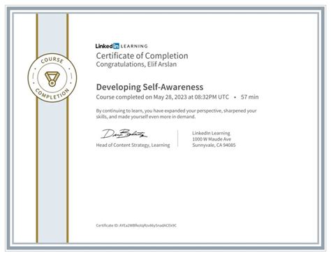 elif arslan on linkedin certificate of completion