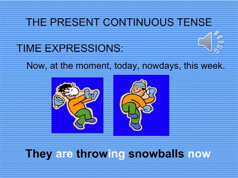 Present Continuous Explanation Ppt