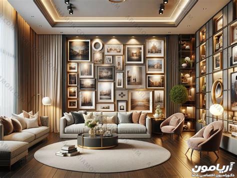 ایده طراحی و تزیین دیوار پذیرایی مدرن وجدید جدیدترین طراحی دیوار پذیرایی