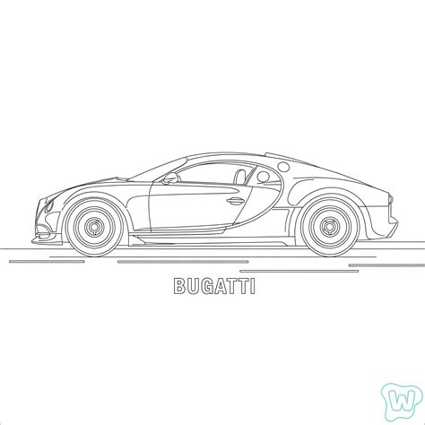 20 Bugatti Para Colorir Desenhos Pdf Gratuitos