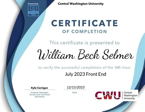 Beck Selmer On Linkedin Frontendcertification Codemilestone Promineo Cwu