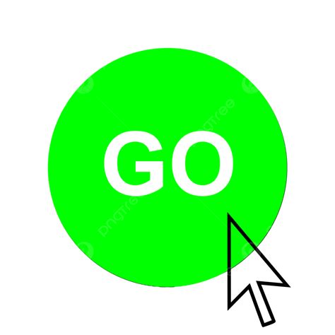 Round Green Go Sign