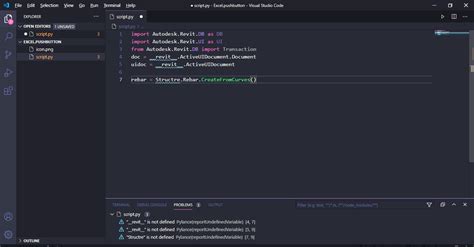 Solved Errors When Import Library To Python Script Rebar From Curves Autodesk Community