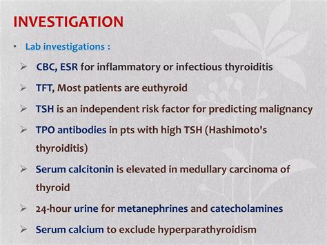 Approach To Thyroid Nodule Pptx