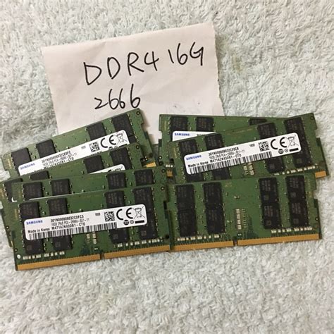 二手筆電記憶體ddr4 16g 2666 Pc4 16g 2666 Kingston金士頓 Samsung三星… 蝦皮購物