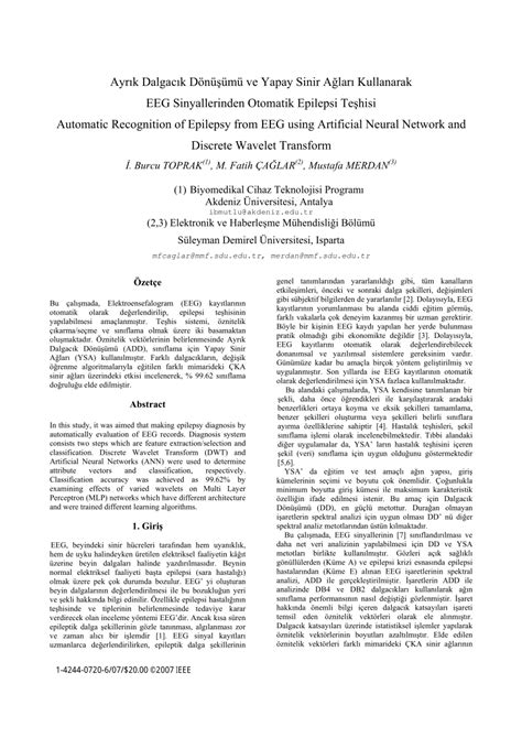 pdf automatic recognition of epilepsy from eeg using artificial