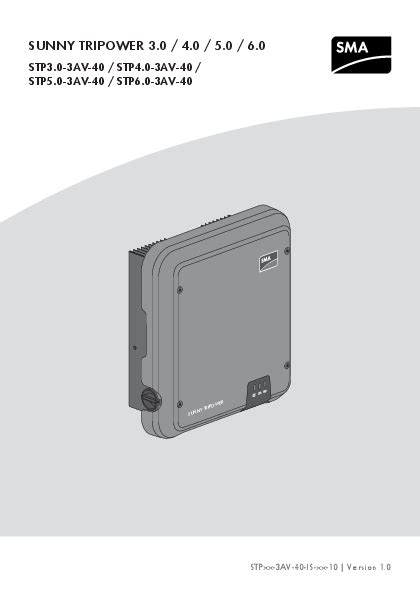 Sunny Tripower Device Database