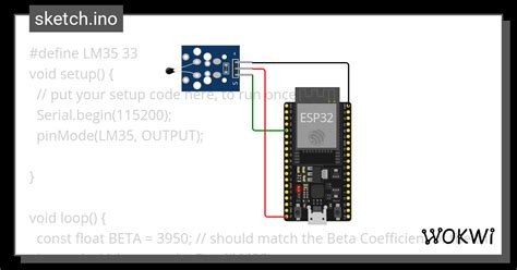nhiệt độ Wokwi ESP32 STM32 Arduino Simulator