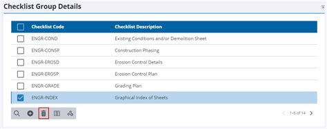 Edit A Checklist Group