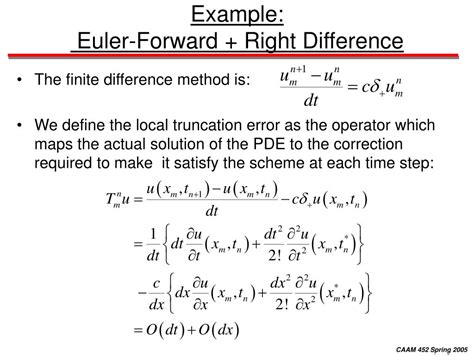 ppt numerical methods for partial differential equations powerpoint