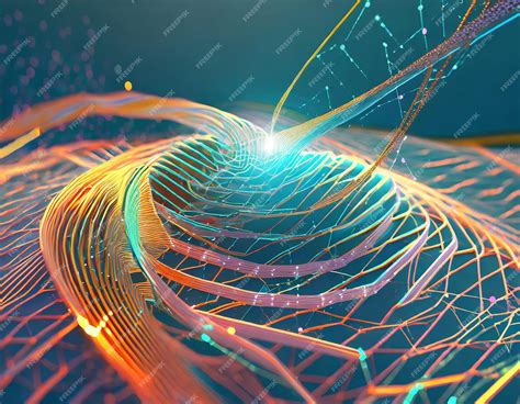 Premium Photo Big Data Concept Digital Neural Network Introduction Of