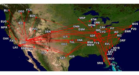Allegiant Has 494 Routes In Q3 Of Which 423 86 Have No Direct