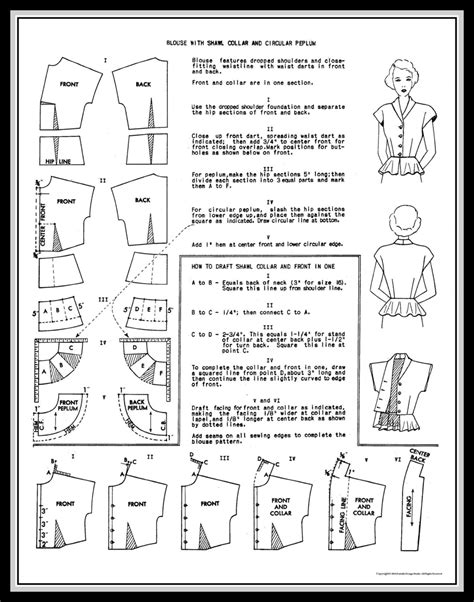 1948 Pattern Drafting And Grading Ebook Pdf By M Rohr Garment Etsy