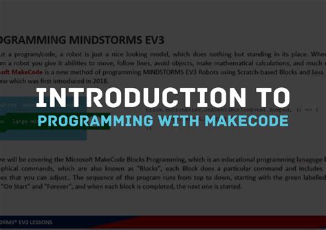 Basics Of Makecode