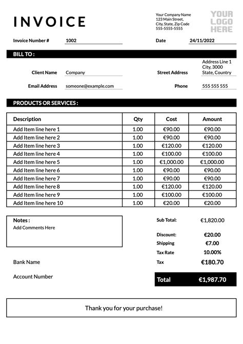 Free Invoice Generator Email Tracker Rbuhaydigital