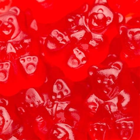 Red Raspberry Gummy Bears Thesweetshoppe