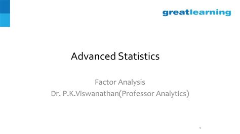 Factor Analysis Presentation Data Analytics Pptx Business Business And Finance