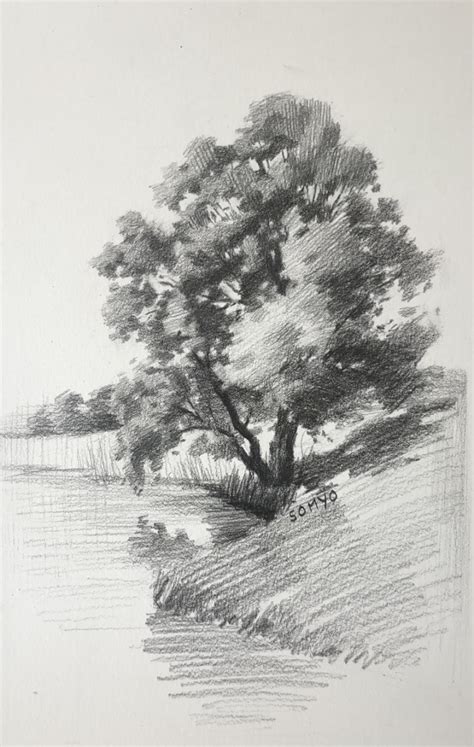 속도감 있는 연필 풍경 드로잉 그림 그리는 법 꿀팁 네이버 블로그