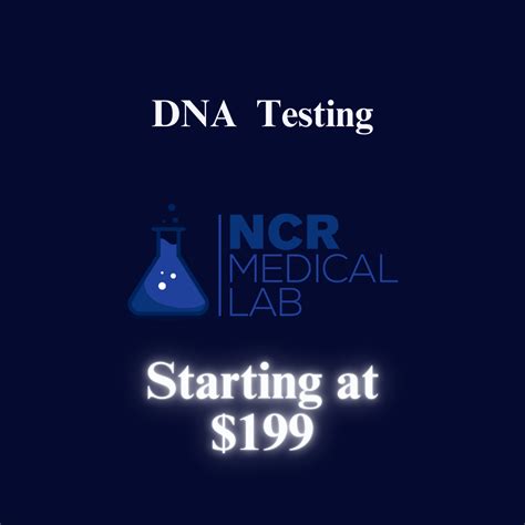Dna Testing Services Ncr Medical Lab