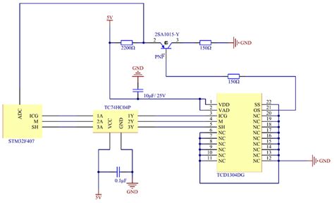 Circuit Diagram For Driving The Tcd1304dg Ccd With The Stm32f407 Download Scientific Diagram
