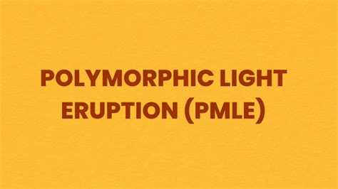 Polymorphic Light Eruption Pmle Causes Symptoms And Management