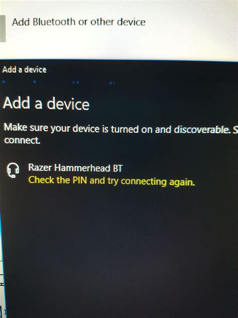 Connecting My Razer Hammerhead BT And This Happened Help R Razer