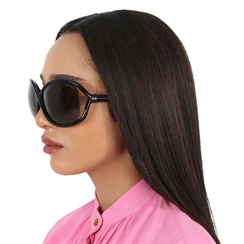 Tom Ford Bettina Smoke Butterfly Ladies Sunglasses Ft1068 01a 68