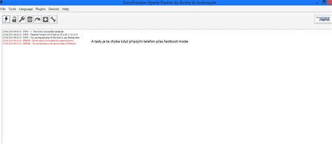 Flashtool error co stím