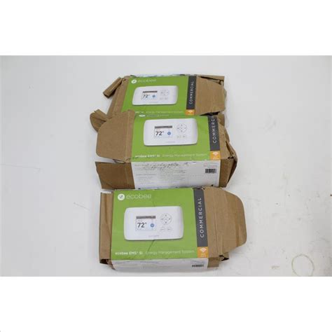 Ecobee Ems Si Energy Management System Lot 3 Pieces Property Room