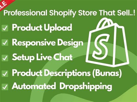 A High Converting Shopify Dropshipping Store Upwork